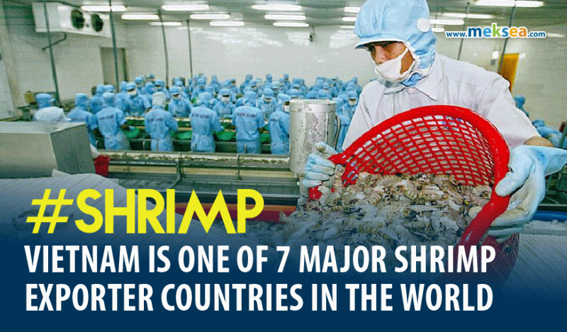 Vietnam is one of 7 major shrimp exporter countries in the world ...