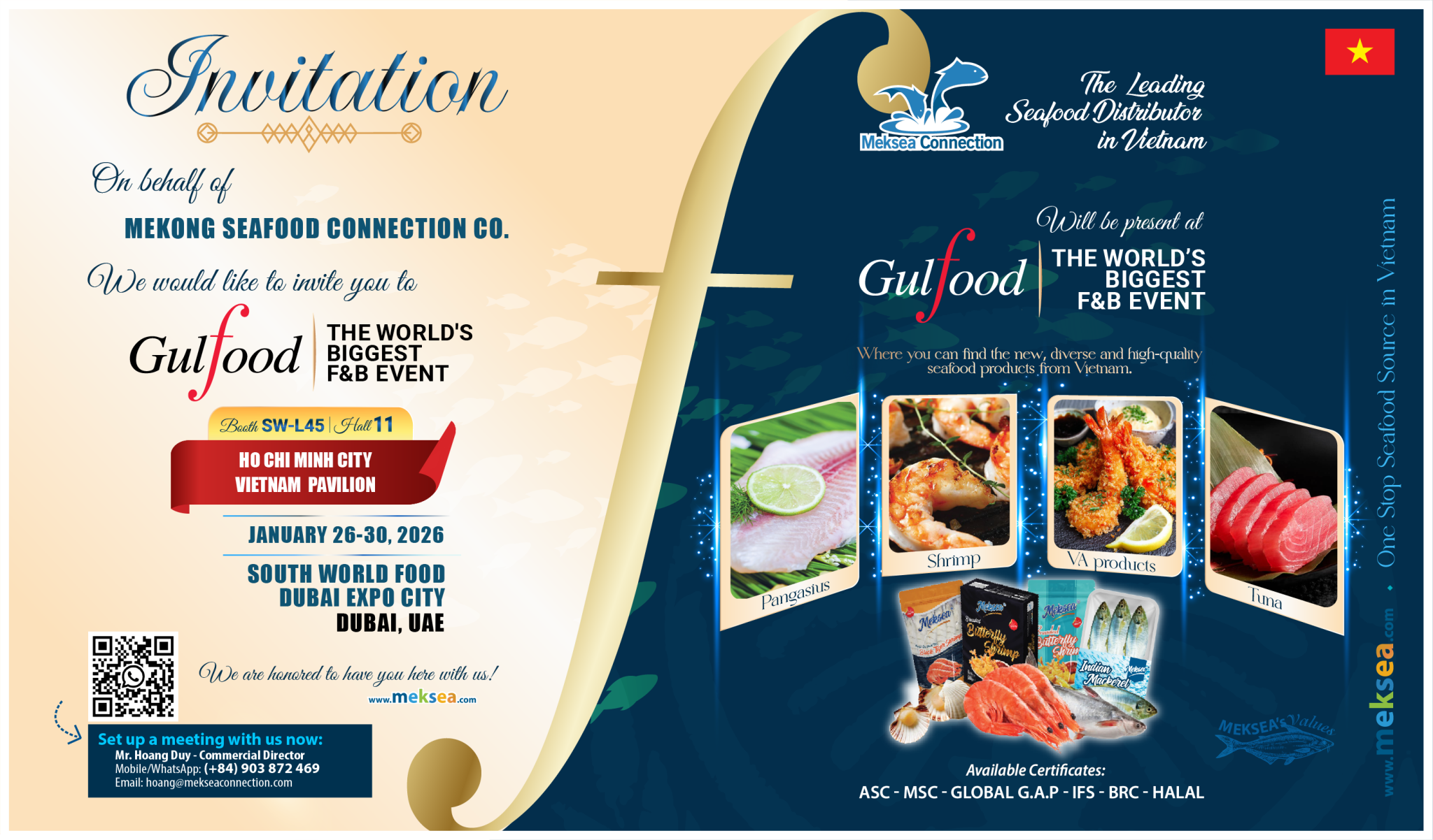 Meksea at Gulfood 2026: Meet Us at the Booth SW-L45 - Meksea - High ...